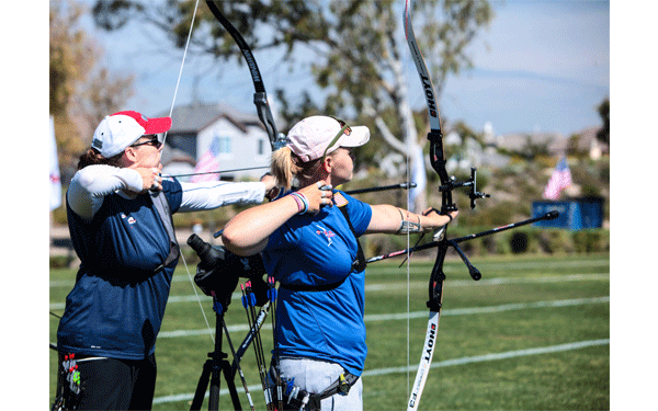 Leek and Ellison Lead After First Day of Olympic Trials