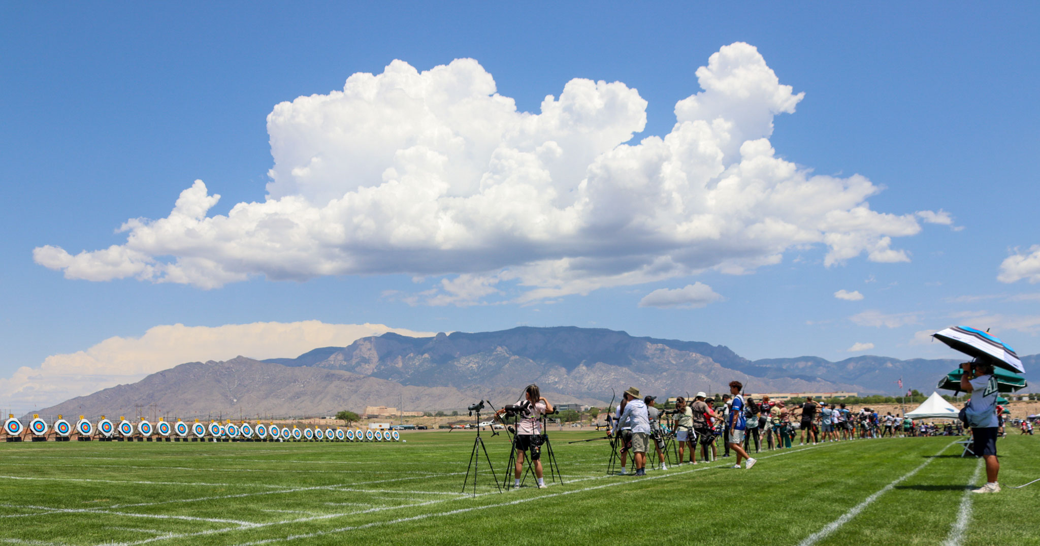 Balloons make way for archers and the start of the JOAD Target ...