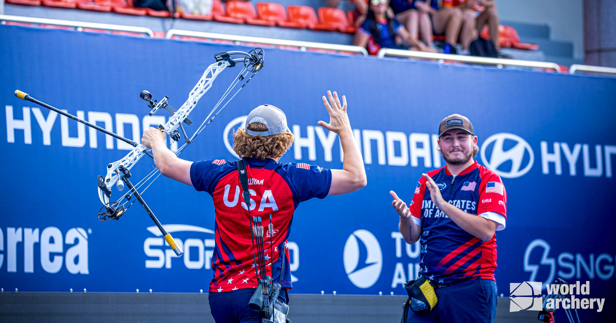 Compound class shines through at World Cup Stage 2 with triple gold for ...