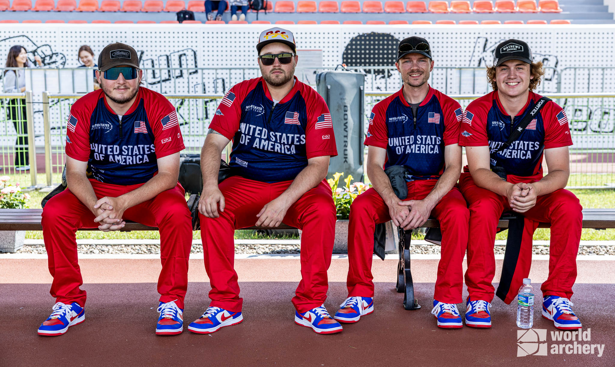 Dressed to the nines while delivering 10s, the USA compound men impress ...