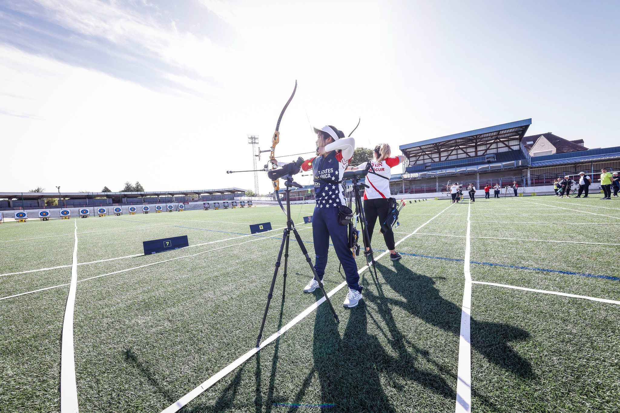 Emma Kim in Recurve Final Four at ISF Gymnasiade in Normandy