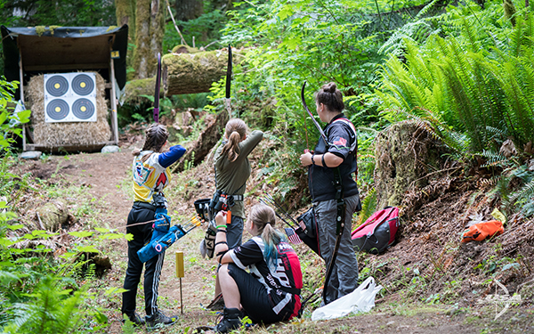 Field Nationals Unmarked Day Challenges Archers in Darrington Woods