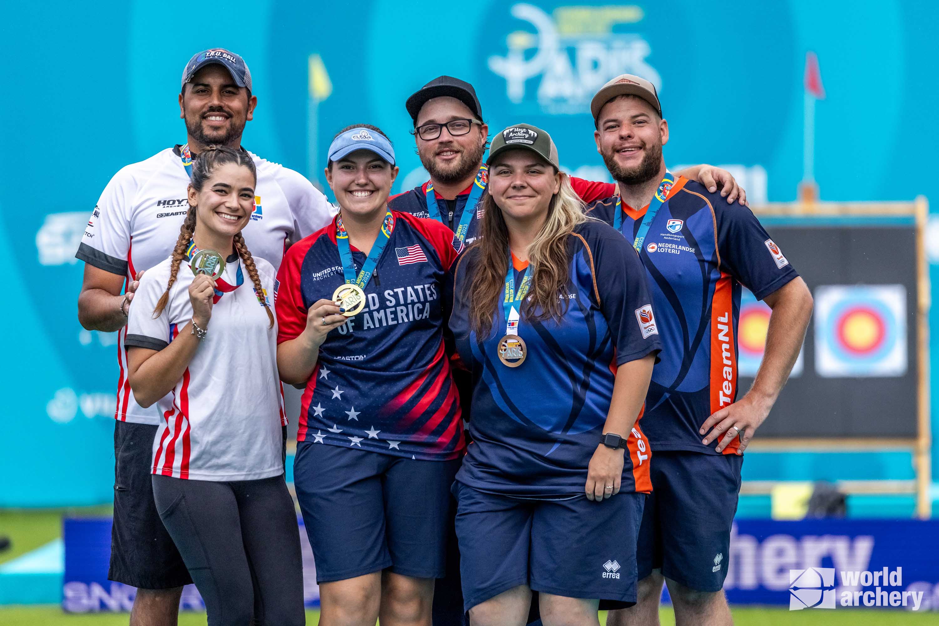Two medals won as compound teams finish strong at the World Cup Stage #4