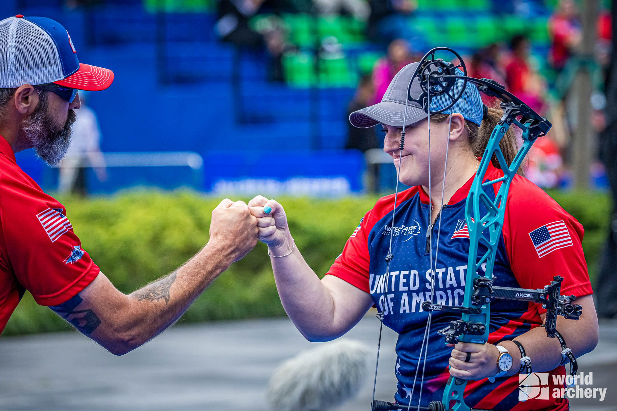 USA show quality and calm to take triple bronze at the Archery World ...