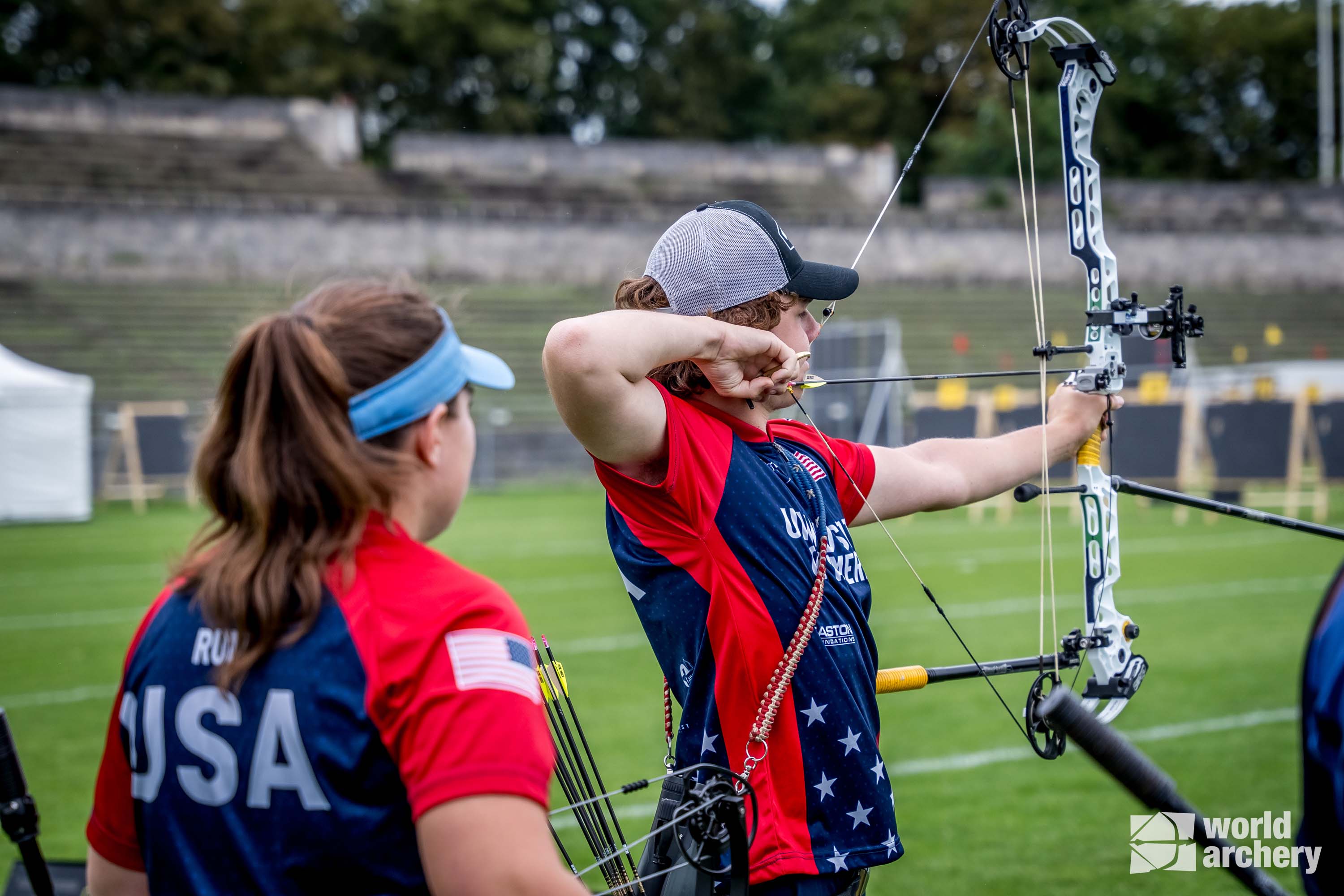 Compound mixed team pairing with their sights set on gold in Berlin