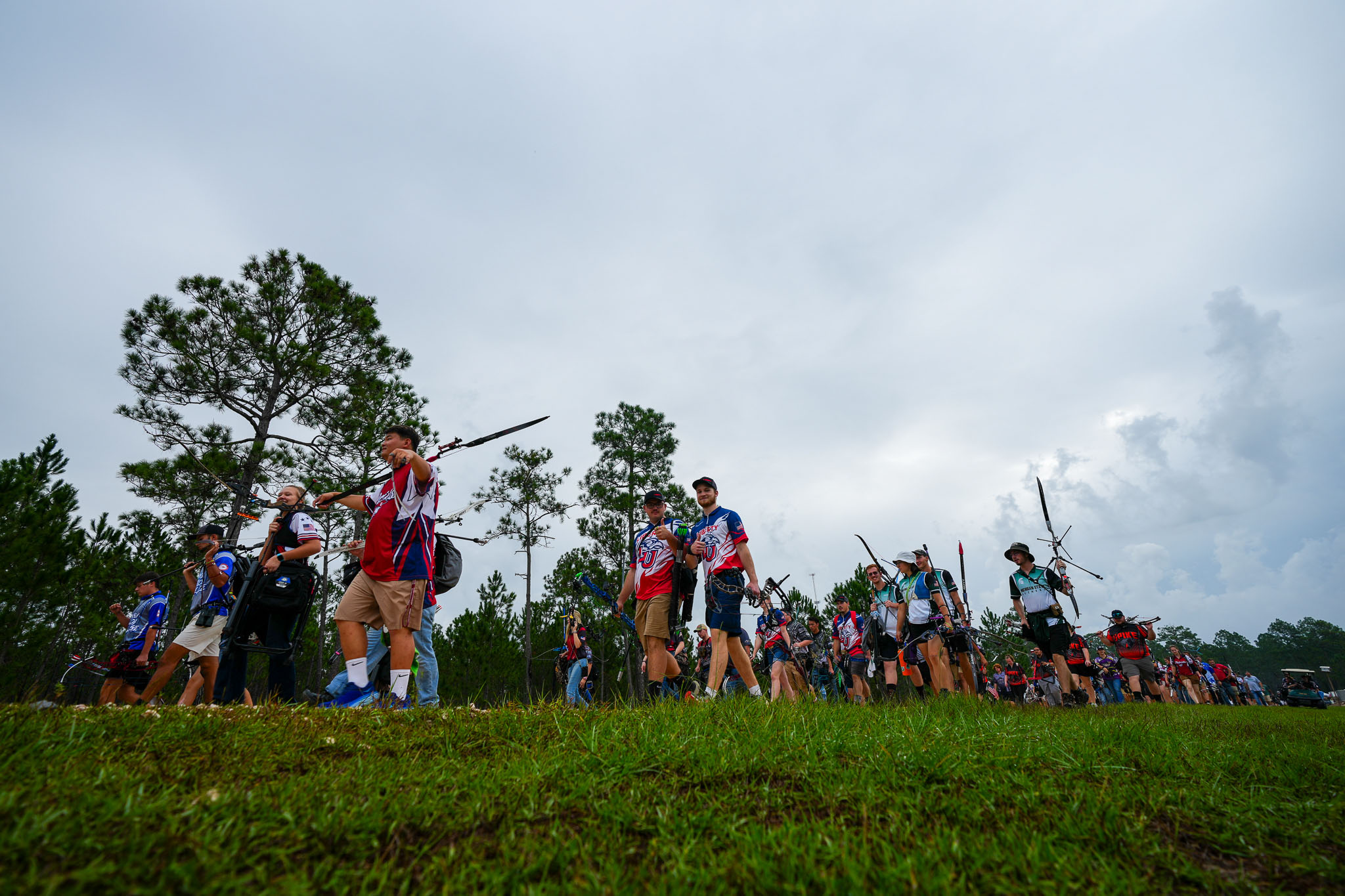 Archers tested by the elements at the USA Archery Collegiate 3D Nationals