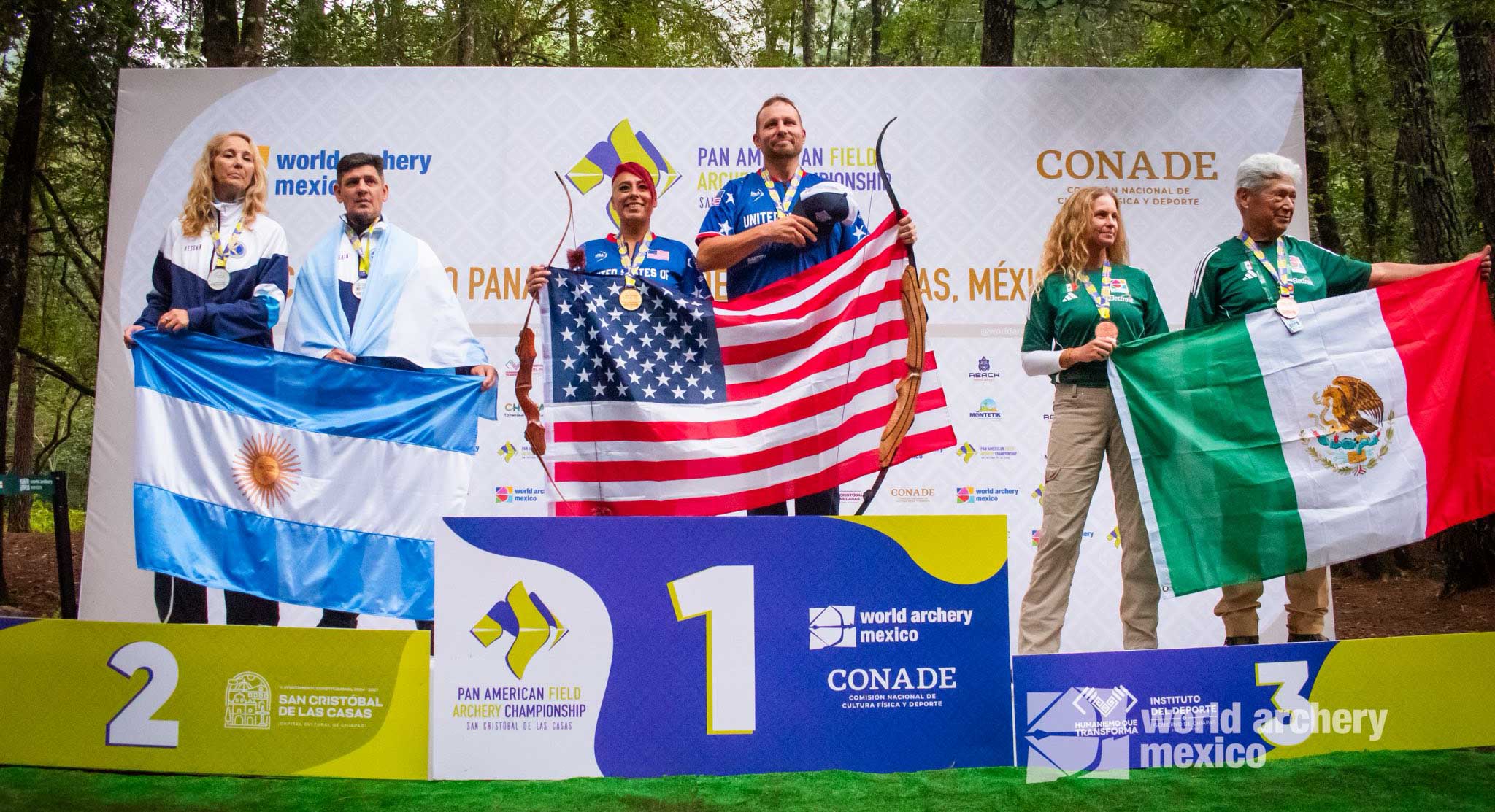 USA delivers the golden touch at the Pan American Field Archery ...