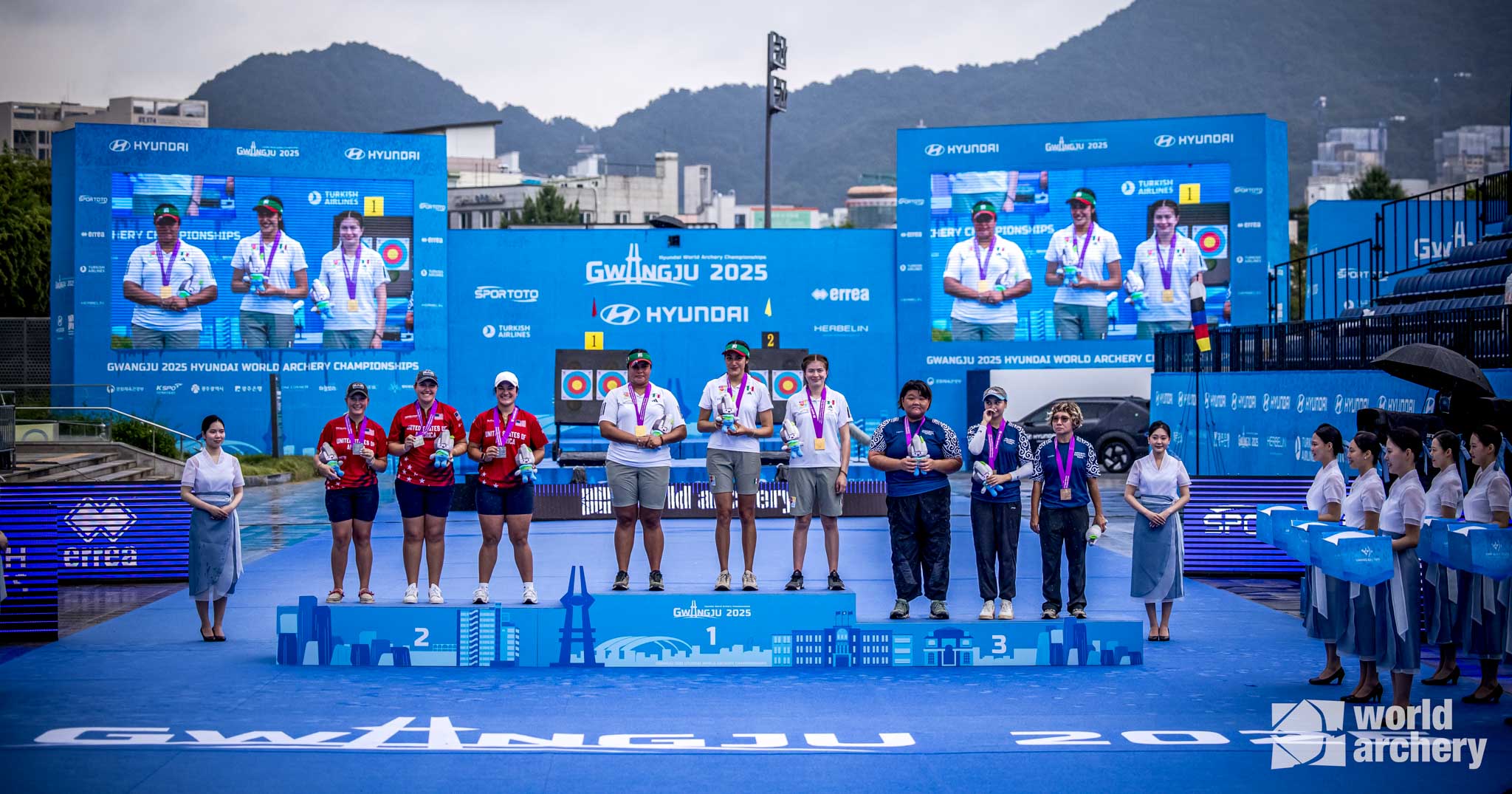 USA takes compound women team silver on the second day of competition ...