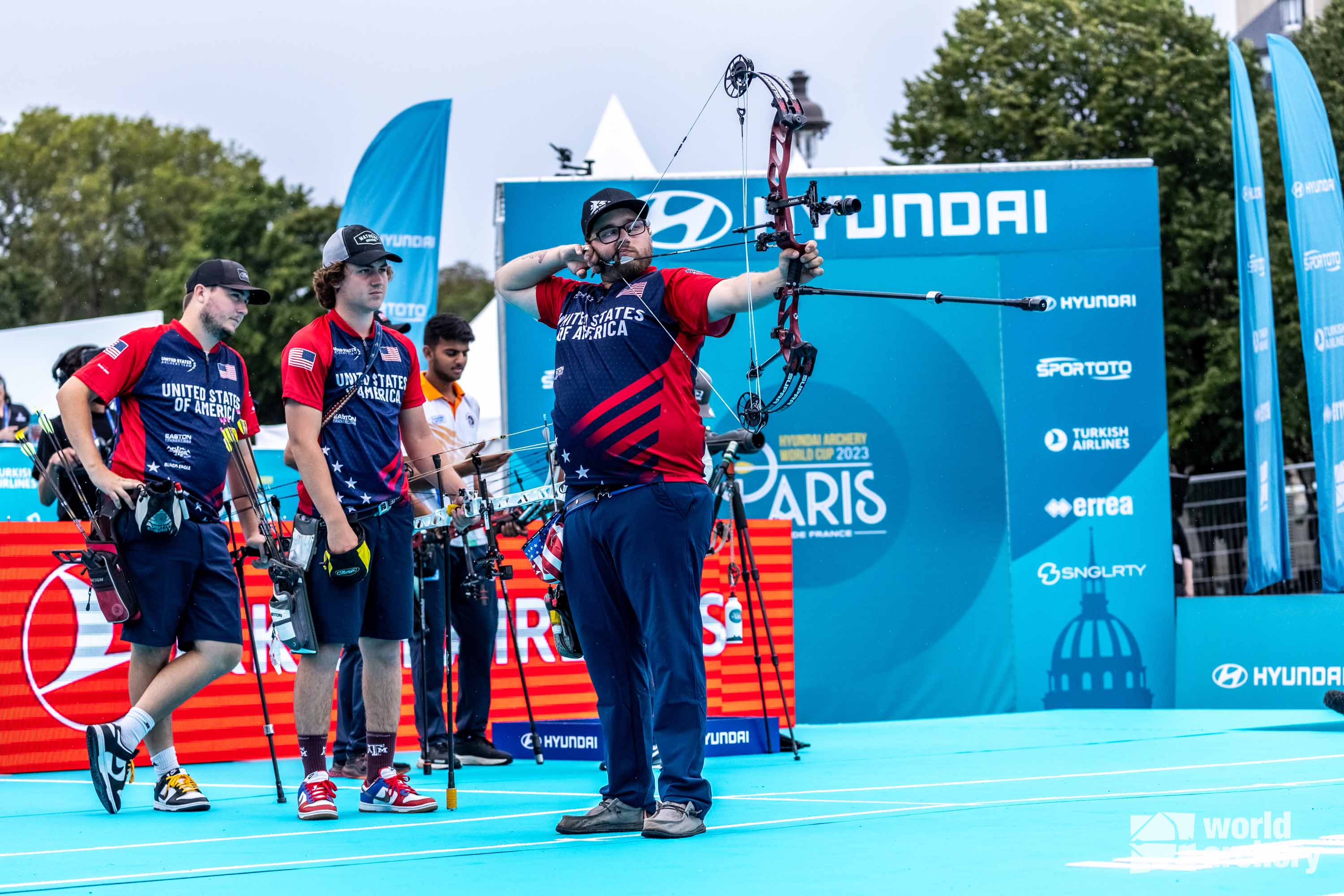 Two medals won as compound teams finish strong at the World Cup Stage #4